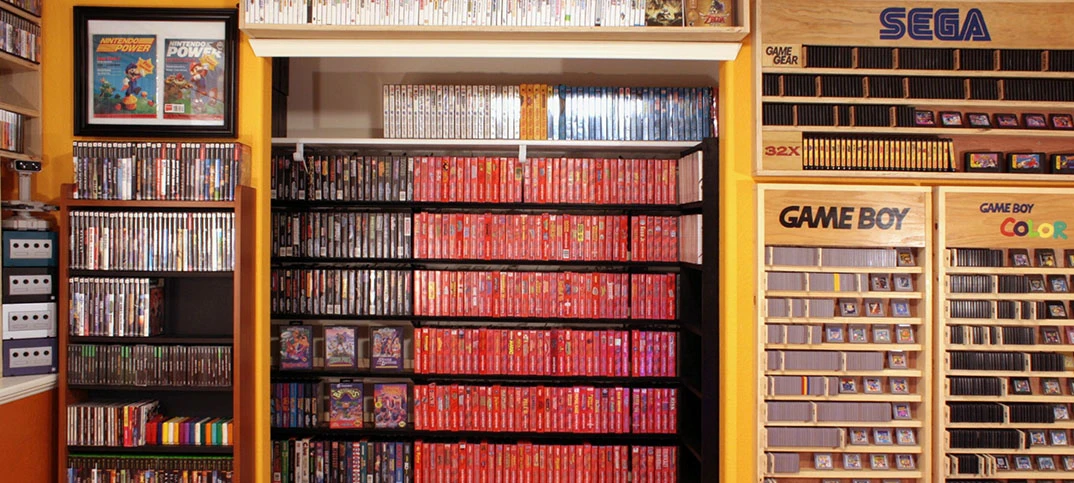 A coleção de games mais organizada (e usada) do mundo